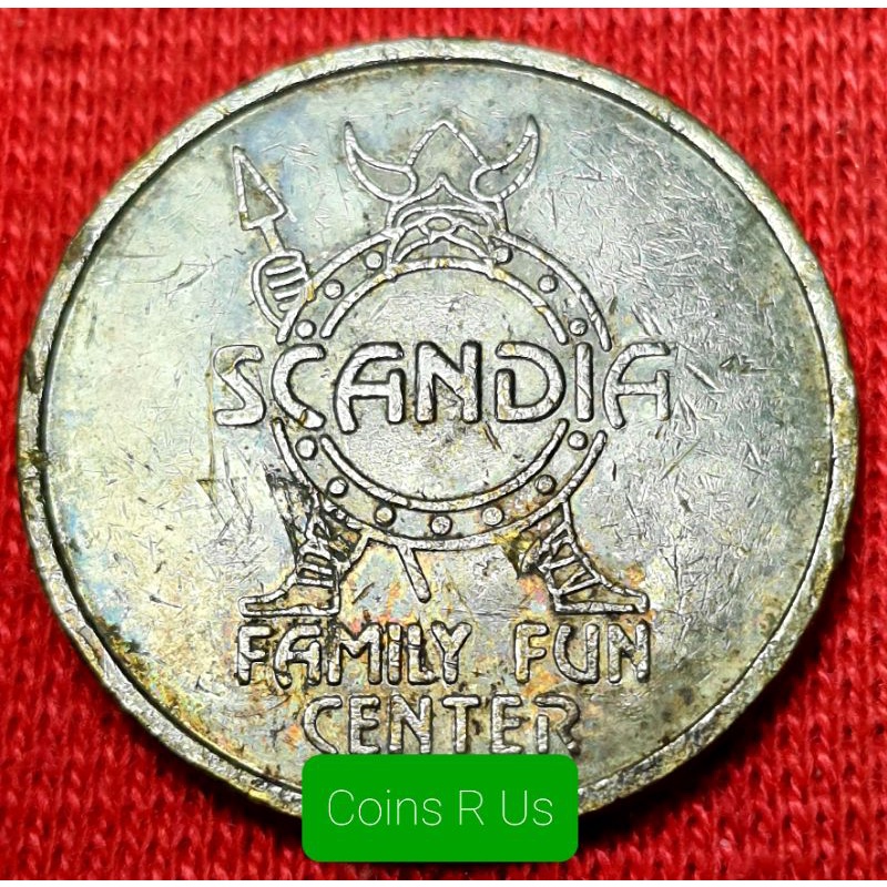 เหรียญต่างประเทศ อเมริกา Scandia token Family fun center ปี 2006 หายาก ...