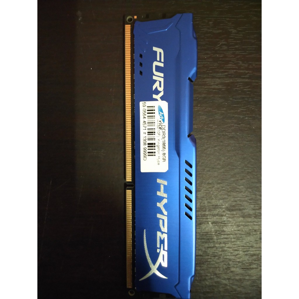 RAM แรม PC Hyper X Fury DDR3 bus 1866 8Gb (8x1) ประกัน Advice ตลอดชีพ ...
