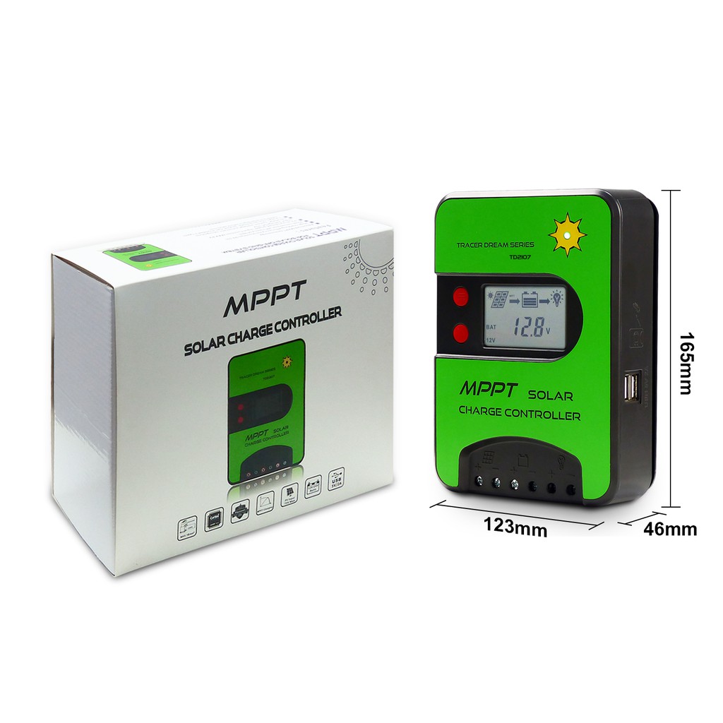 Td ชาร ์ จพลังงานแสงอาทิตย ์ Controller MPPT 15A 20A 30A 40A 12/24V ...