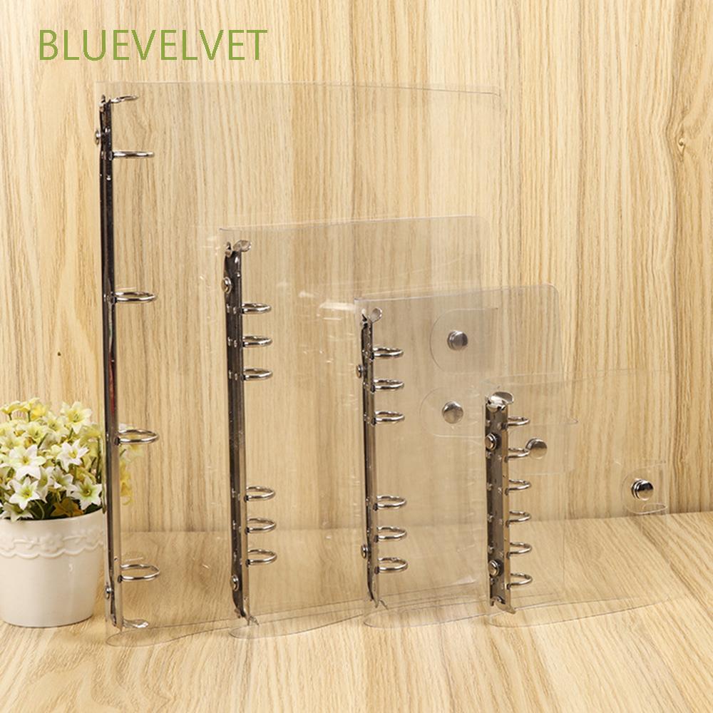 A7 A6 A5 /6 Holes Clear Plastic Round Ring Binder Binding Cover ...