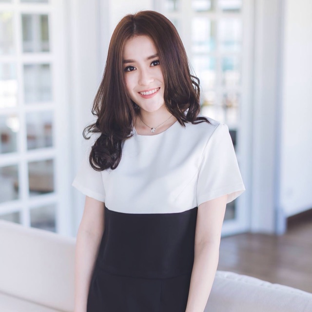 Two Tone Top | Shopee Thailand