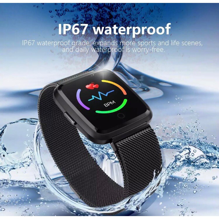 Y7 Smart Bracelet Smartwatch Bluetooth Sports Waterproof HeartRate ...