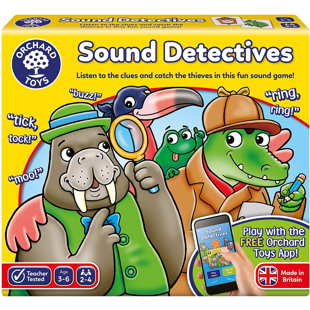 ORCHARD TOYS, Sound Detectives บอร์ดเกมส์เด็ก เสริมทักษะความจำ การจับ ...