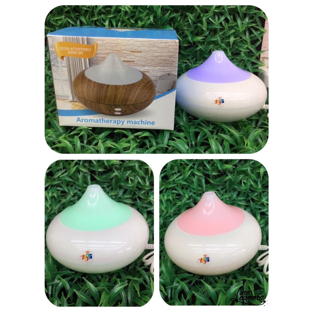 MINI ATOMIZATION Humidifier เครื่องพ่นควันเพิ่มความชื้นเรืองแสงได้ 7 สี ...