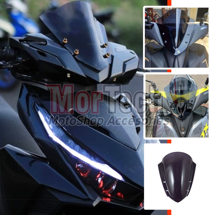 Pisor Aerok Mica Windshield Visor Pisor Aerox 155 VVa NVX Vario 125 / ...