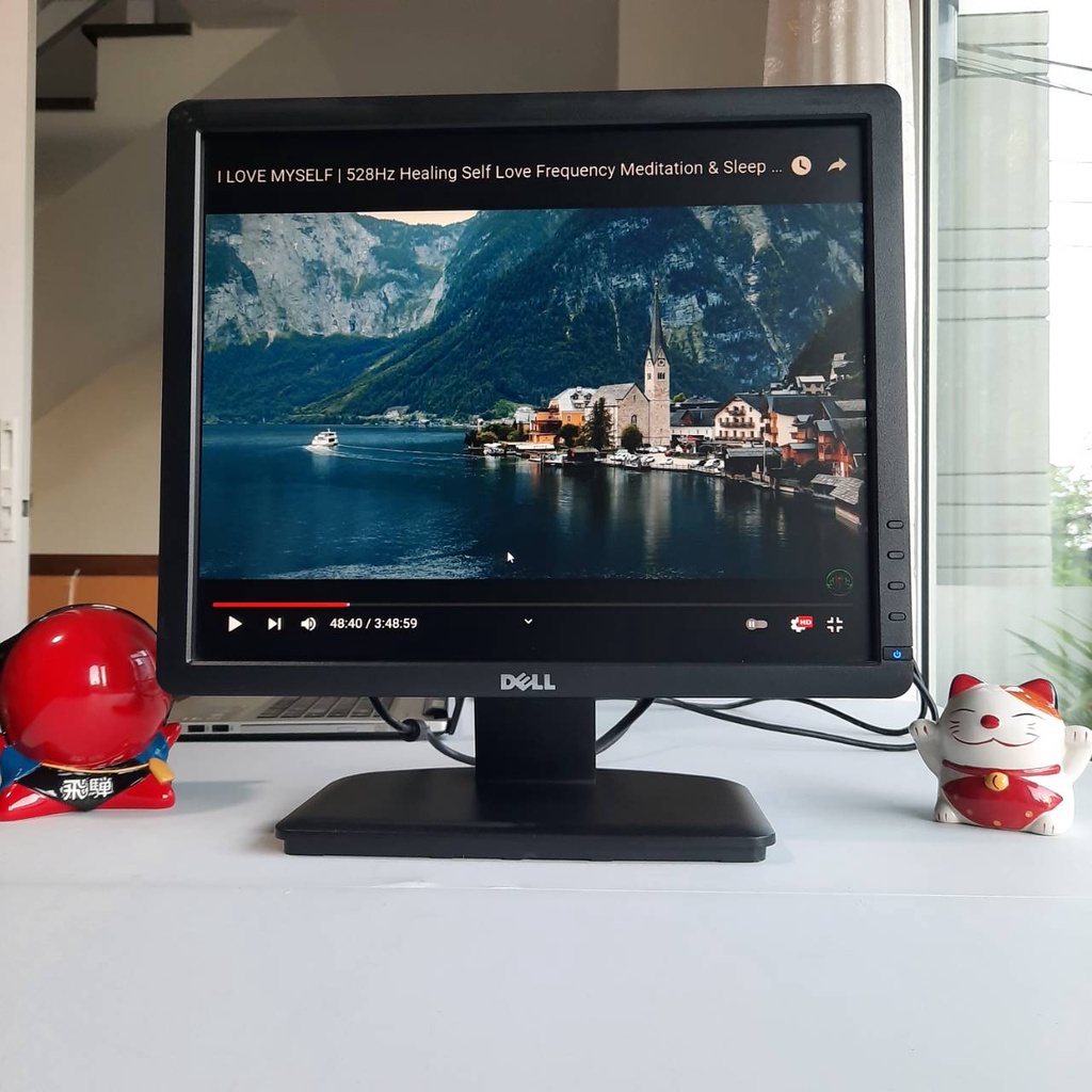 จอคอมพิวเตอร์ยี่ห้อ DELL 17 นิ้วรุ่น E1715Sc LED backlight แถมฟรีสายไฟ ...