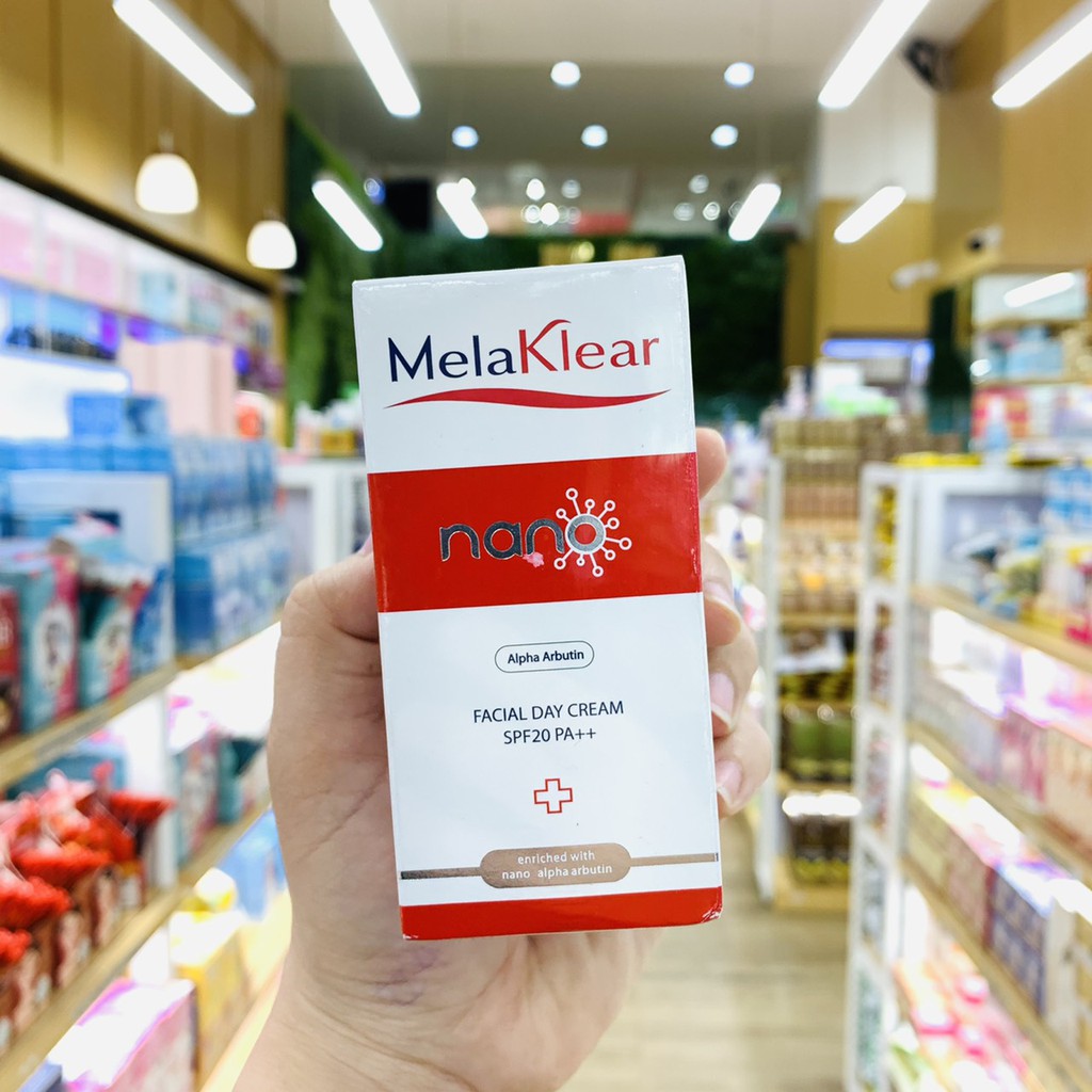 Melaklear Nano Alpha Arbutin Facial Day Cream SPF20 PA+++ ครีมบำรุงผิว ...