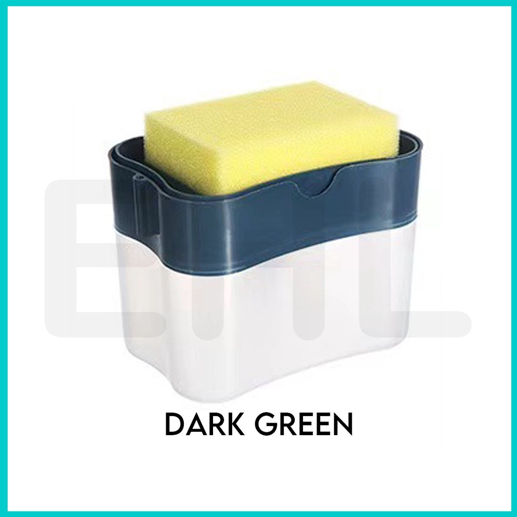 ฟรีฟองน้ํา 2IN1 Tempat Letak Sabun Basuh Pinggan เครื่องจ่ายสบู่ล้างจาน ...