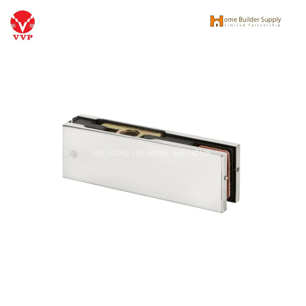 FT20ตัวหนีบบน-สีสแตนเลส-สำหรับประตูกระจกบานเปลือย FT20-PS แบรนด์ VVP(วีวีพี) | Shopee Thailand