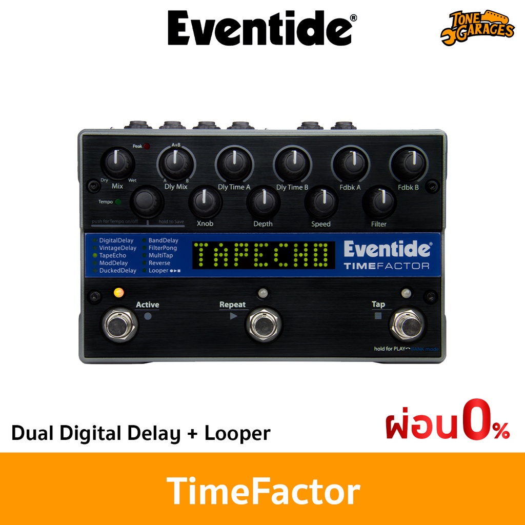 Eventide TimeFactor Studio Grade Twin Delay & Looper เอฟเฟคกีต้าร์ ...