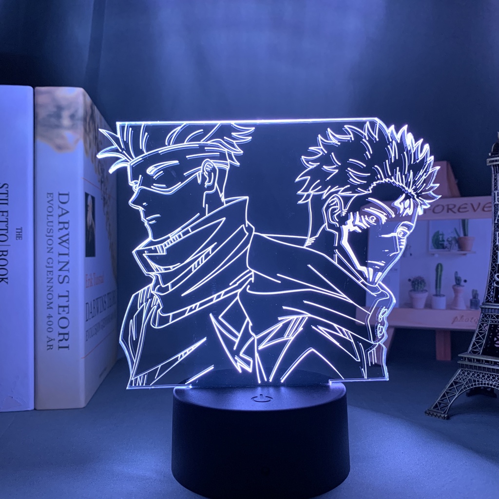 Anime Lamp Satoru Gojo Jujutsu Kaisen Led Night Light Yuji Itadori for ...