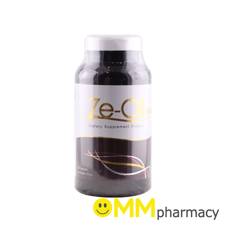 Ze-Oil Gold ซี-ออยโกลด์ น้ำมันสกัดเย็นจากธรรมชาติ ขนาด 300 แคปซูล ...
