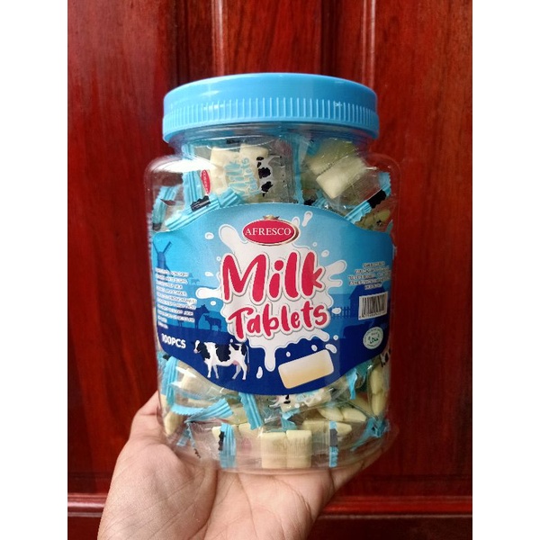 Milk Tablets นมอัดเม็ด กระปุกละ100 เม็ด | Shopee Thailand