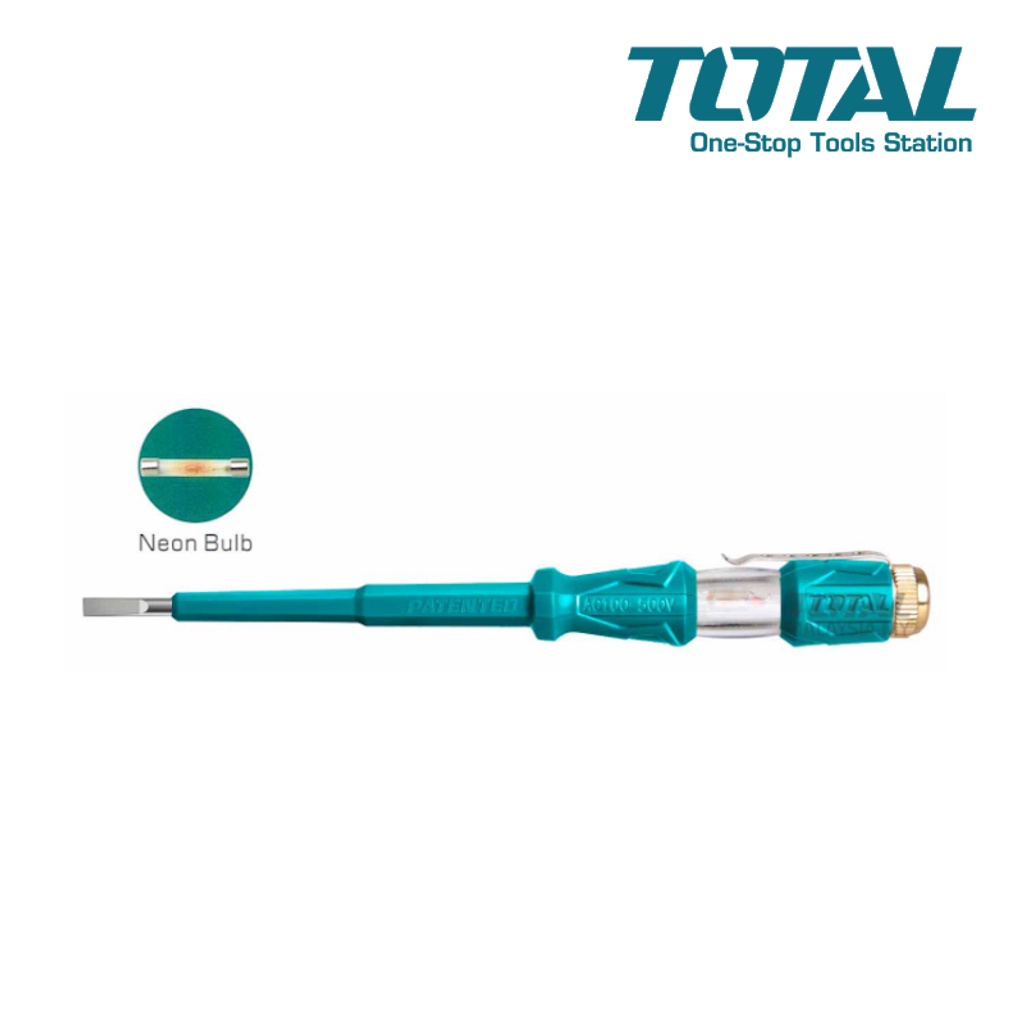 Total ไขควงลองไฟ ไขควง ขนาด 5.1/2นิ้ว 3*140mm รุ่นTHT291408 | Shopee ...