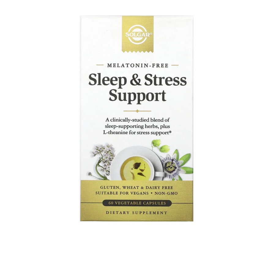 Solgar, Sleep & Stress Support 30 Vegetable Capsules | Shopee Thailand
