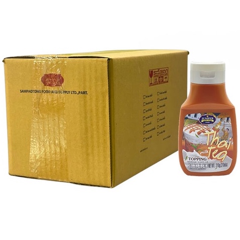 ยกลังNew Size Juniper Thai Tea Milk Topping 210 g.(จูนิเปอร์ ชาไทย นม ...