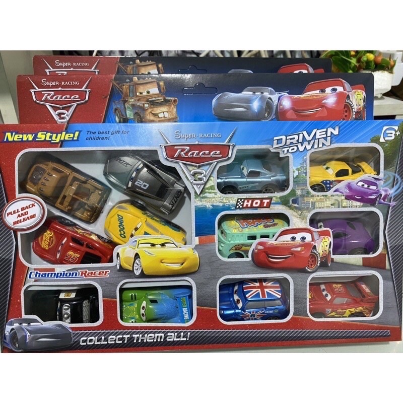 โมเดลรถแมคควีนCars8/12คัน ลานถอยวิ่ง | Shopee Thailand