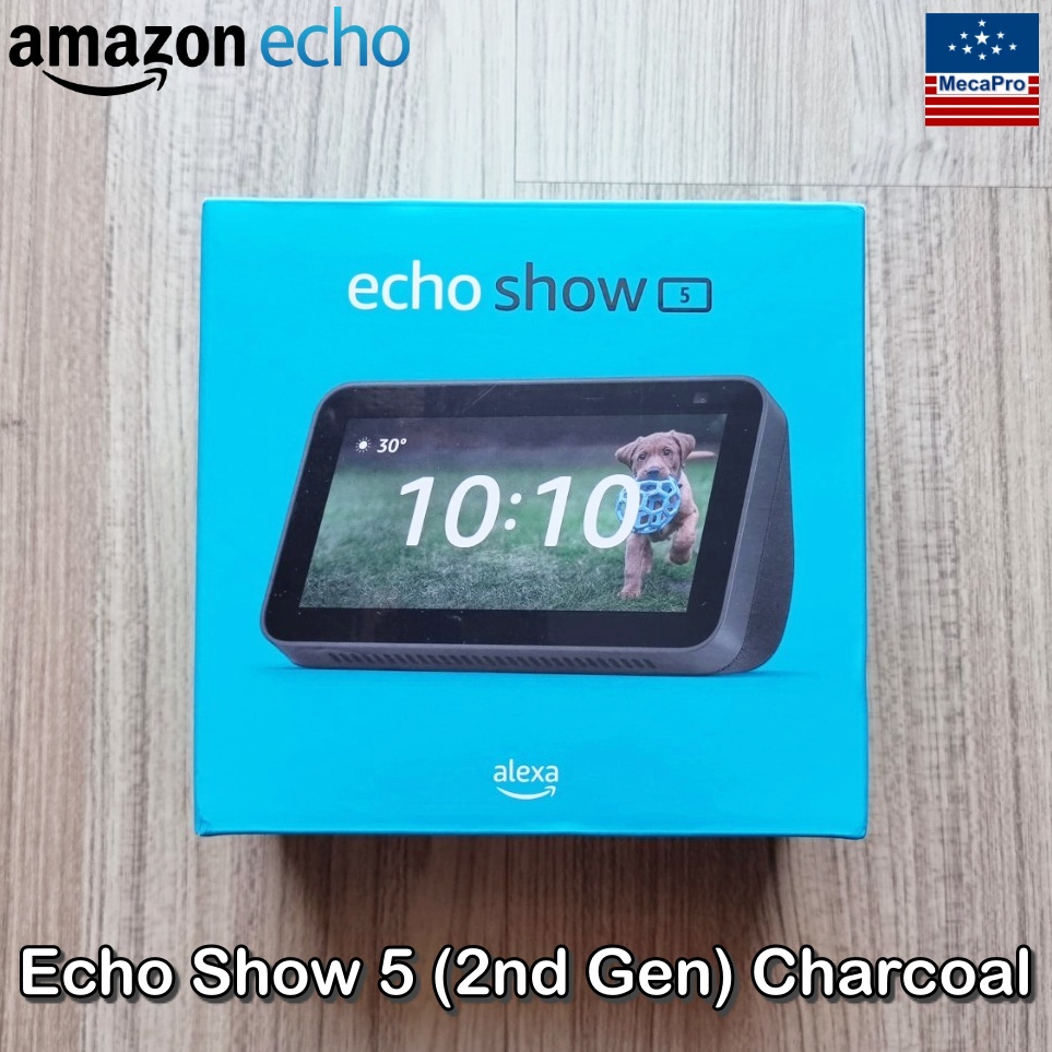 AMAZON® Echo Show 5 (2nd Gen) Charcoal ลำโพงอัจฉริยะ พร้อมจอทัชสกรีน และกล้อง Smart display with ...
