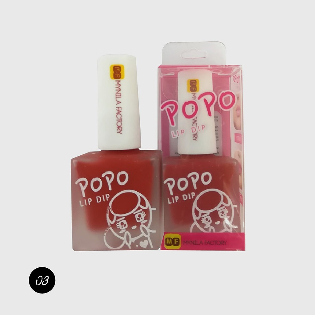 ลิปดิป mynila factory popo lip dip | Shopee Thailand