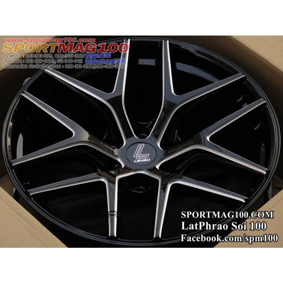 ล้อแม็กซ์ Lenso JAD Jager DYNA สีดำมิลลิ่ง 9-20นิ้ว 6รู139 ET20 [16764] | Shopee Thailand