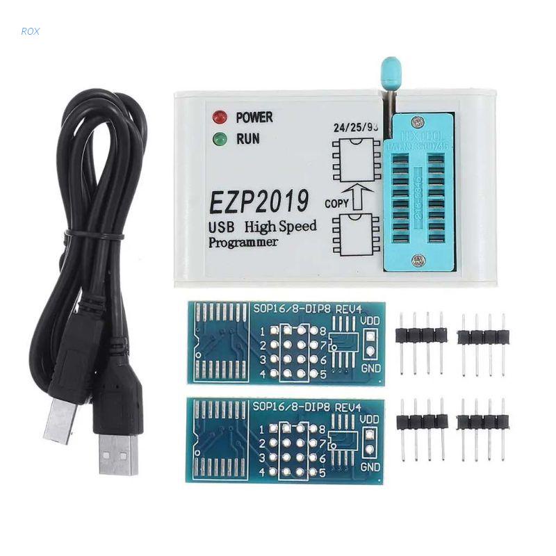 ROX EZP2019 High Speed USB SPI Programmer Support 24 25 26 93 Series Chips EEPROM 25 Flash Bios ...