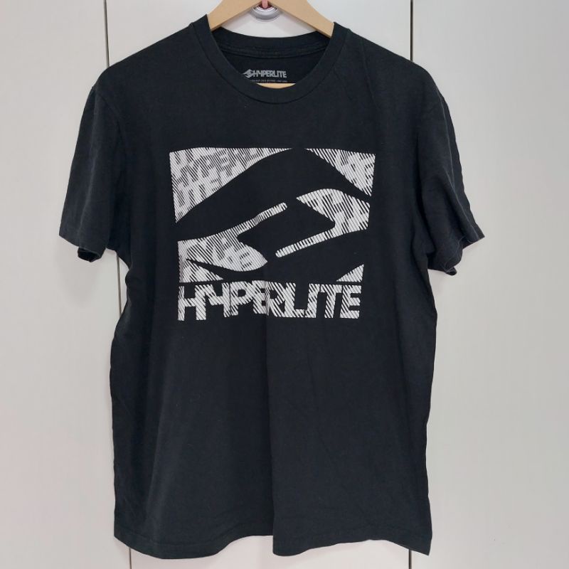 เสื้อยืดมือสอง HYPERLITE BIG LOGO black size L (LV1) | Shopee Thailand