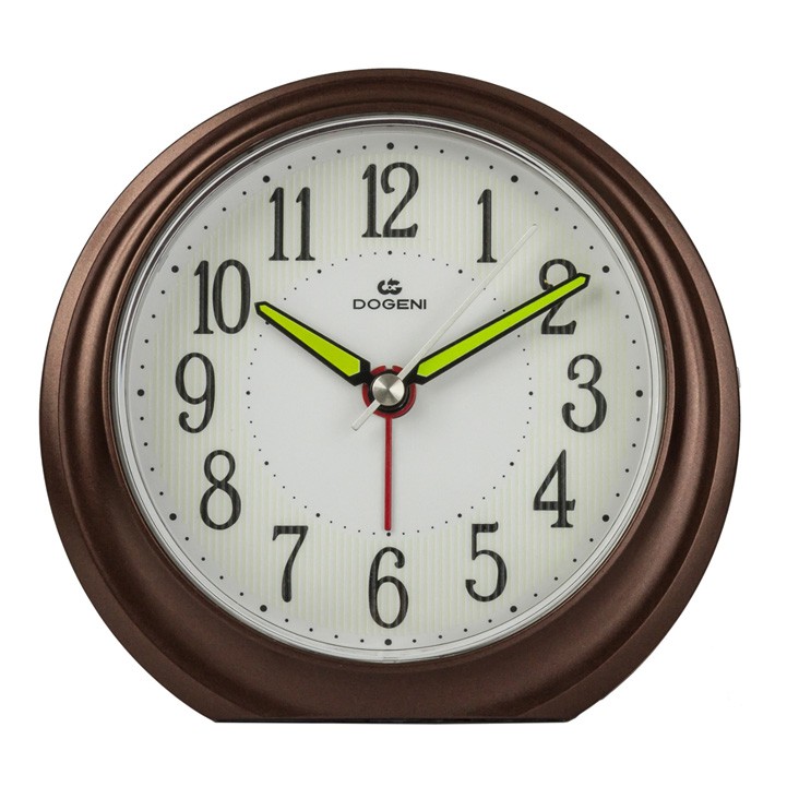 DOGENI นาฬิกาปลุก สีน้ำตาลเข้ม รุ่น TEP003DB | Shopee Thailand
