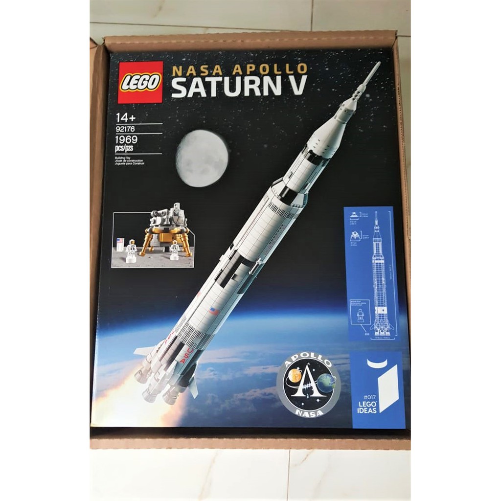 Lego 92176 - Lego Ideas - Nasa Apollo Saturn V [ ของแท ้ ] | Shopee ...