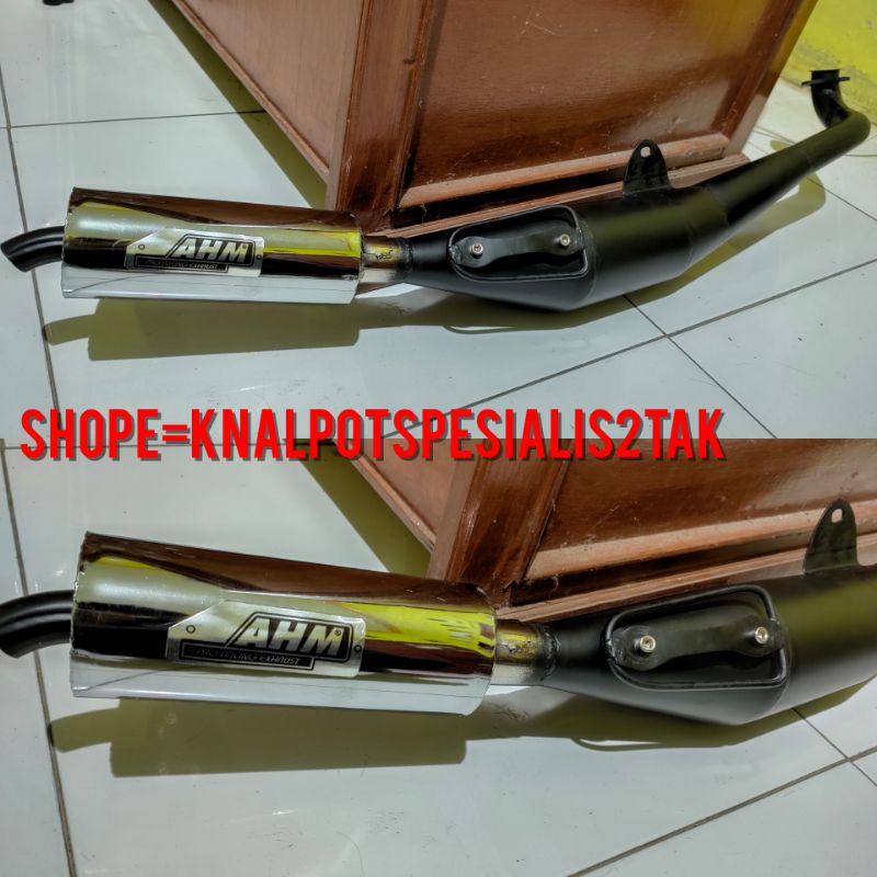 Yamaha ท่อไอเสีย sigma รุ่นมาตรฐาน racing AHM !! | Shopee Thailand