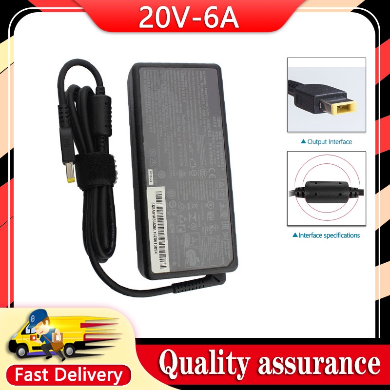 ใหม่ 20V 6A 120W อะแดปเตอร์ AC สําหรับ Lenovo C560 C460 S515 A7300 ...