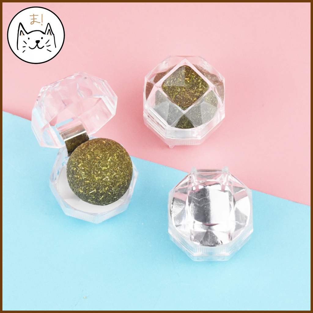 KUMA まแคทนิปบอล ตลับเพชร ตลับอะโวคาโด กัญชาแมว บอลแมวเลีย catnip ball ...