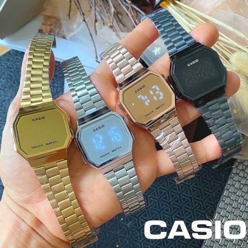 Casio Vintage touch watch มาใหม่ล่าสุด หน้าปรอท หน้าจอระบบสัมผัส LED ...