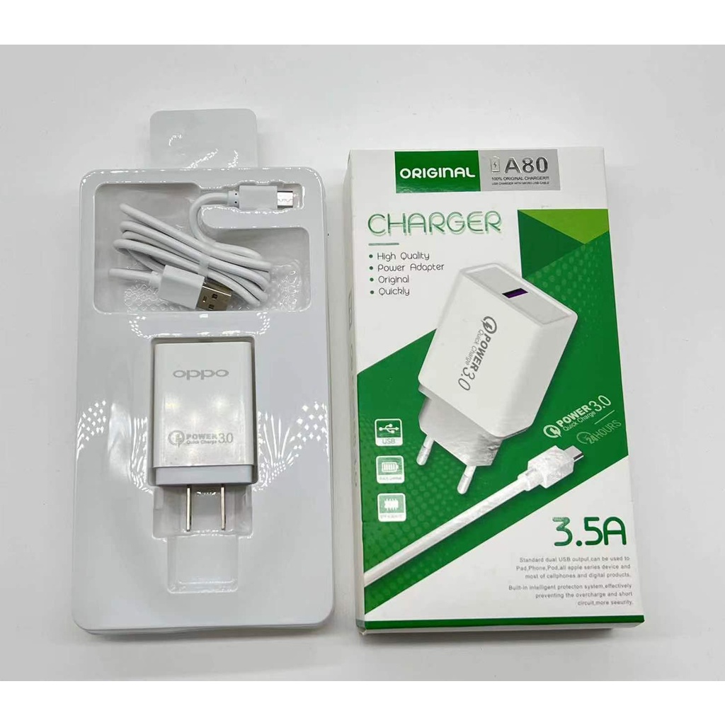 หัวชาร์จเร็ว+สายชาร์จเร็ว รุ่น4A/A80/S200/S100 รองรับทุกรุ่น | Shopee ...