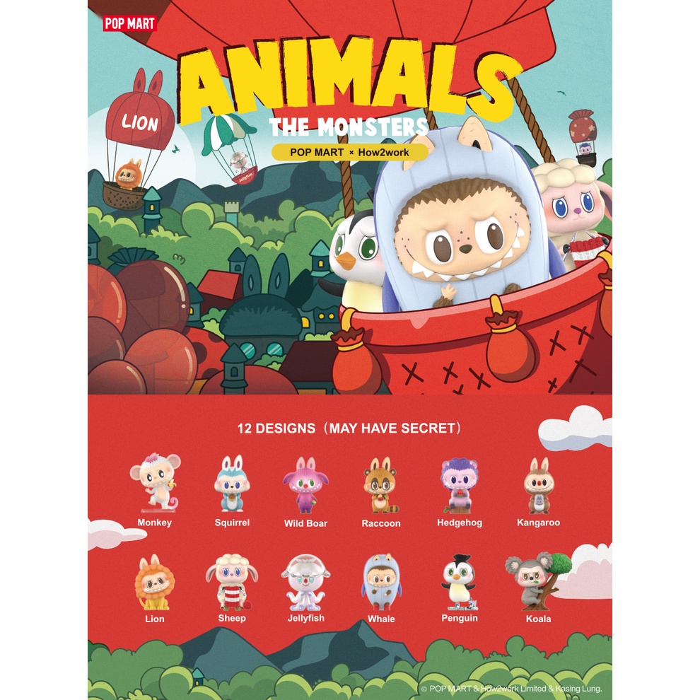 ️พร้อมส่ง…แบบสุ่ม ️Pop Mart • THE MONSTERS Animals Series | Shopee Thailand