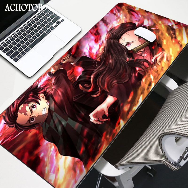 Anime Demon Slayer Gaming Mouse pad คอมพิวเตอร์และ Office Mousepad XL ...
