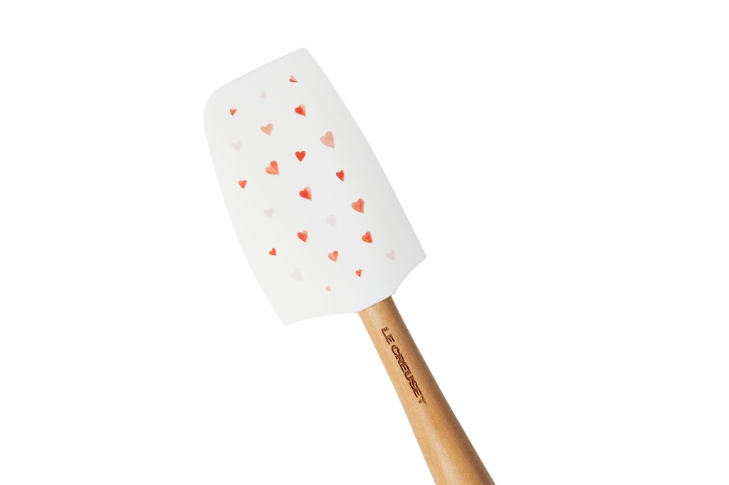 Le Creuset Jewel Medium Spatula with Hearts Decal - สีขาว | Shopee Thailand