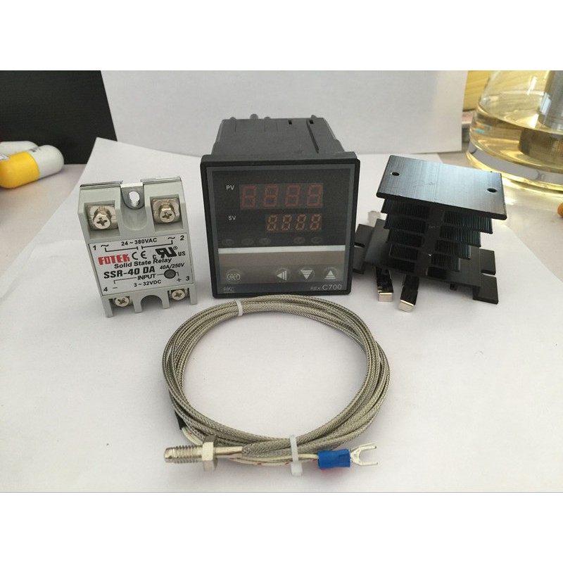 PID Temperature Control REX C700FK02-V*AN 0-400C OUTPUT SSR Type k 1M ...
