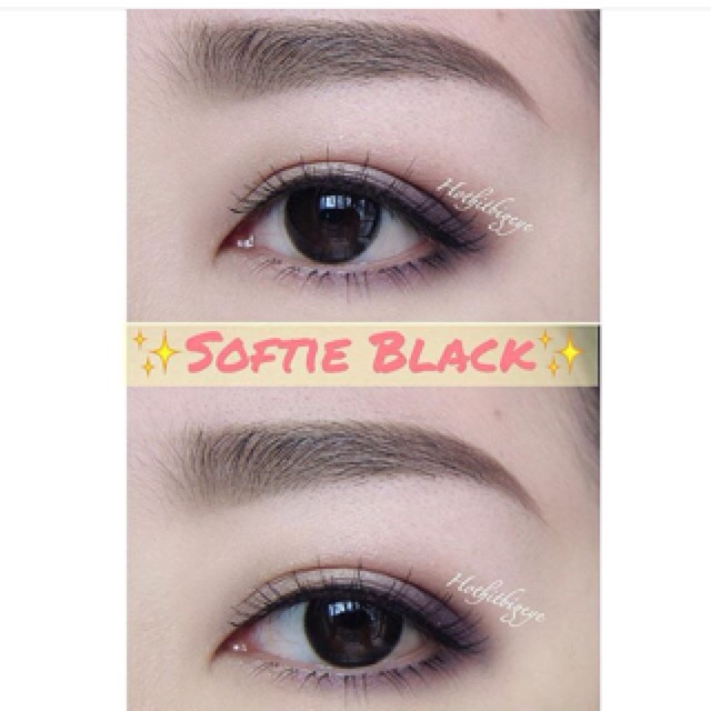 คอนเเทคเลนส์ สี Softie black | Shopee Thailand