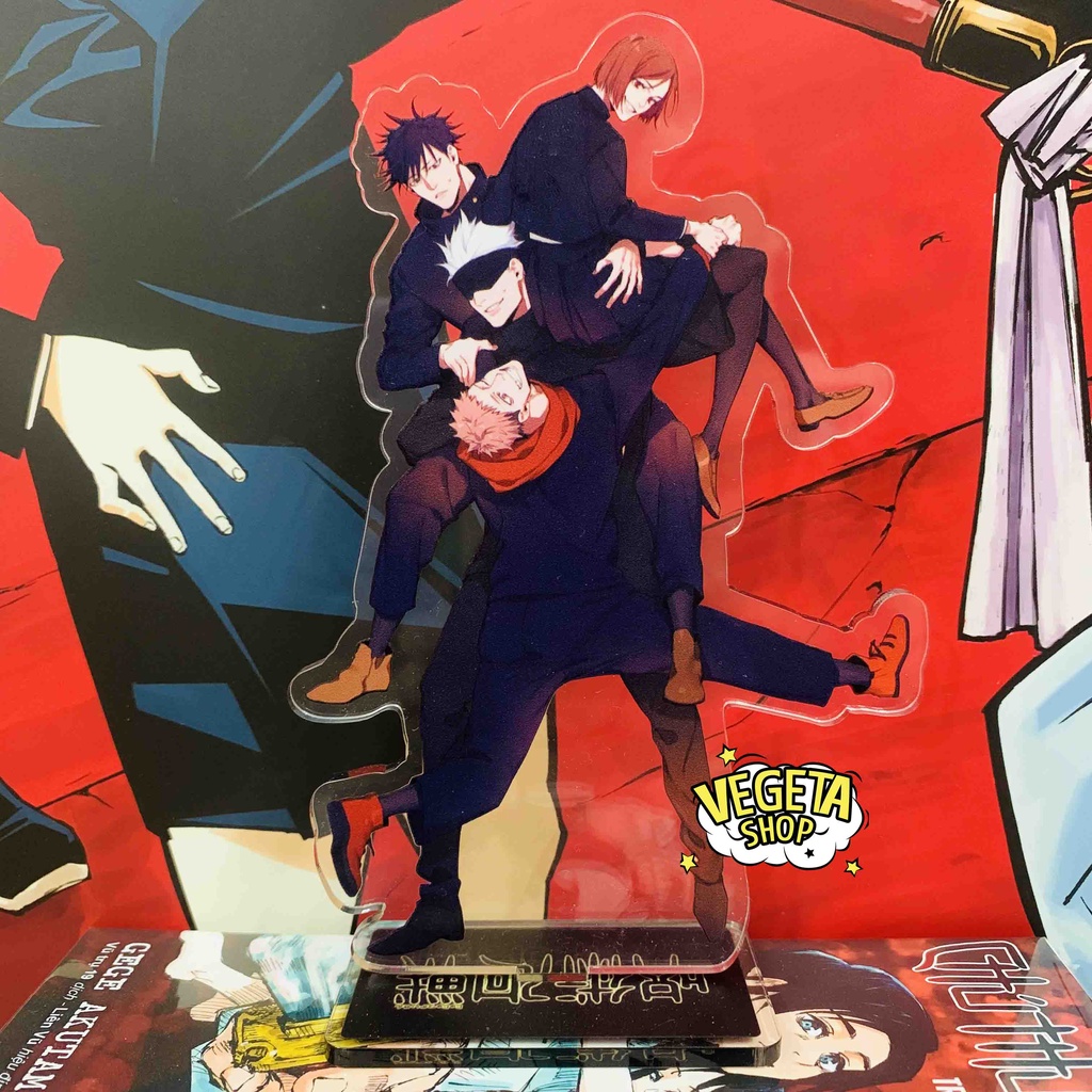 Standee อะคริลิค Mica 2 ด ้ านรูปปั ้ น Jujutsuuka Itadori Sukuna Gojo ...