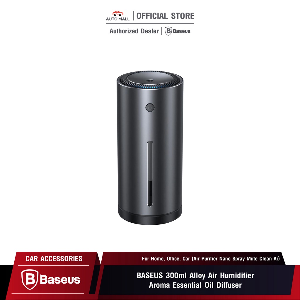 BASEUS 300ml Air Purifier Nano Spray Mute Clean Ai เครื่องเพิ่มความชื้น ...