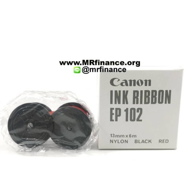 ผ้าหมึกเครื่องคิดเลขพิมพ์กระดาษ ยี่ห้อ Canon Ink Ribbon EP 102 ของใหม่ ...