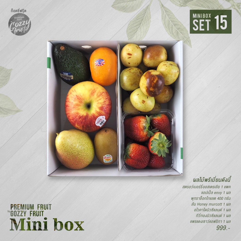 Premium Fruit Mini Box Set 15 Shopee Thailand