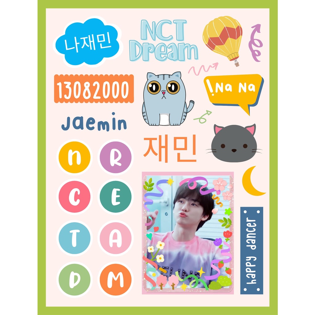 NCT Dream Haechan Kpop STICKER Mark Jaemin Jeno renjun / NCT Hot Sauce ...