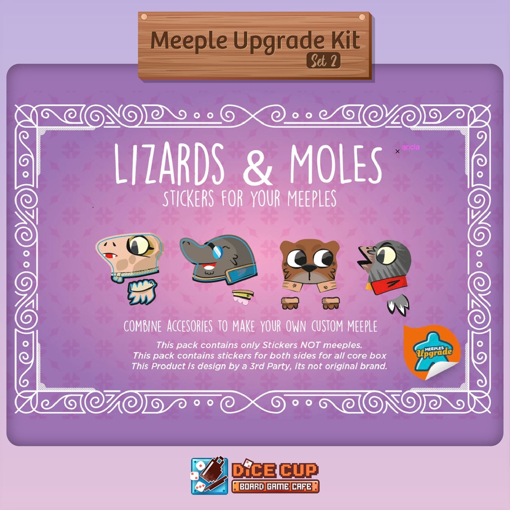 [ของแท้] Sticker Meeple Upgrade Board Game สติ๊กเกอร์ (Obsession ...