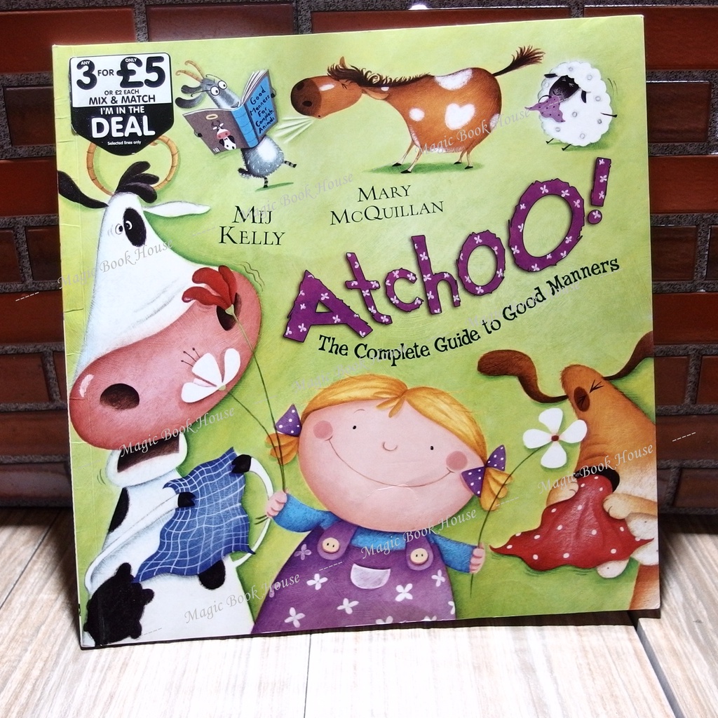 Atchoo! The Complete Guide to Good Manners: หนังสือนิทานเด็กปกอ่อน ภาษา ...