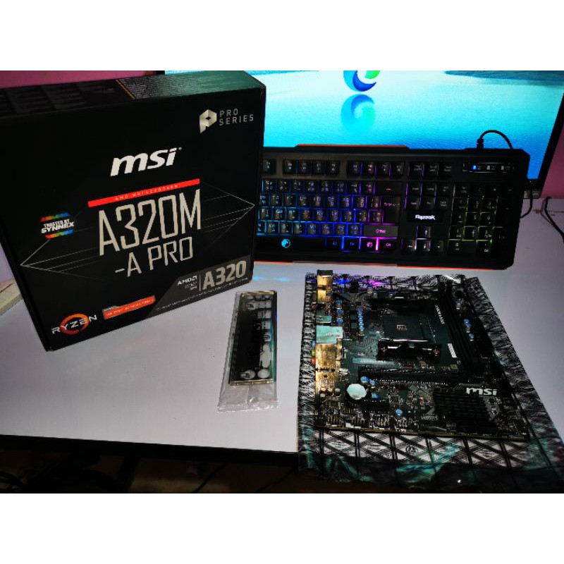 เมนบอร์ด MSI A320-A PRO AM4มือสอง | Shopee Thailand