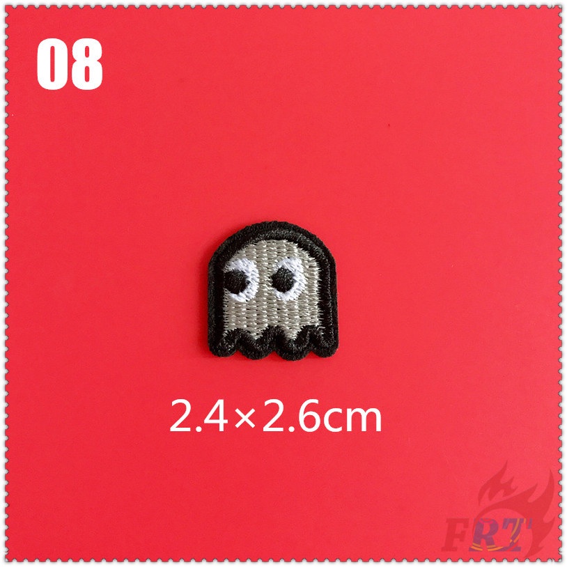 แผ่นแพทช์รีดติดเสื้อ ลายเกม:Pac-Man แผ่นแพทช์รีดติดเสื้อ ปักลาย Diy ...
