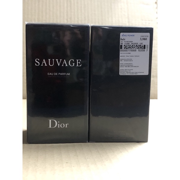 Dior Sauvage EDT/EDP 100ml ของแท้ ป้าย KingPower see | Shopee Thailand