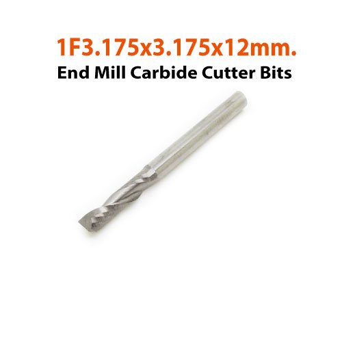 ดอกตัด END Mill แบบ 1เกลียว ขนาด 3.175x12mm. | Shopee Thailand