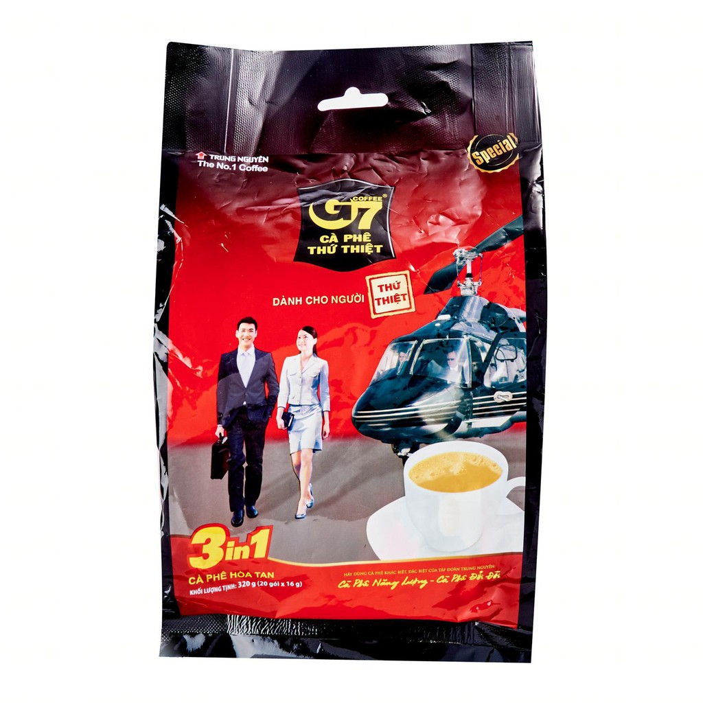 กาแฟ G7 กาแฟเวียดนาม 3in1 50 ซอง ของแท้ 100% | Shopee Thailand